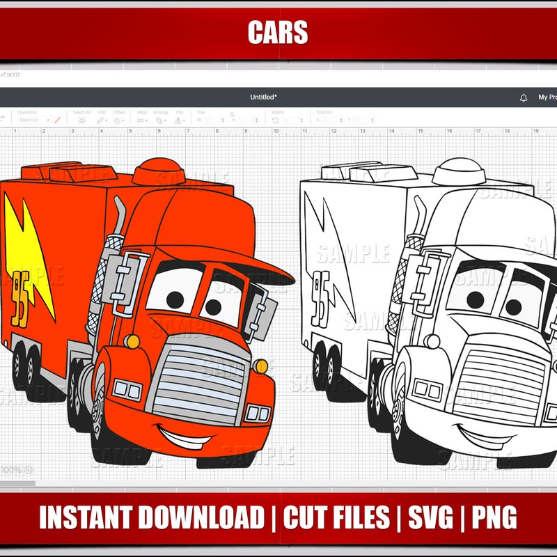 Mack Cars Truck Printable - Etsy