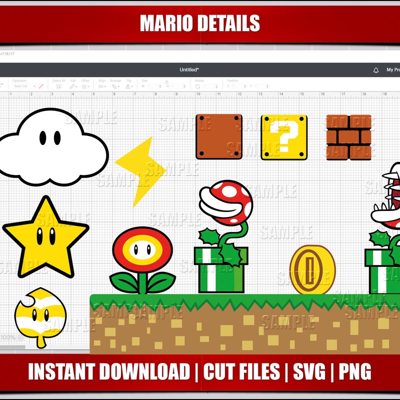 Super Mario Decal - Etsy