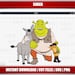 Donkey Svg, Donkey Png Clipart, Shrek Birthday Svg for Cricut ...