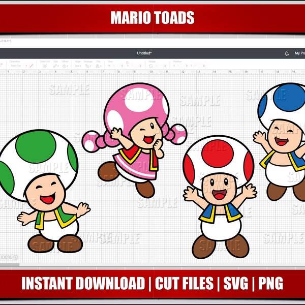 Mario Svg - Etsy
