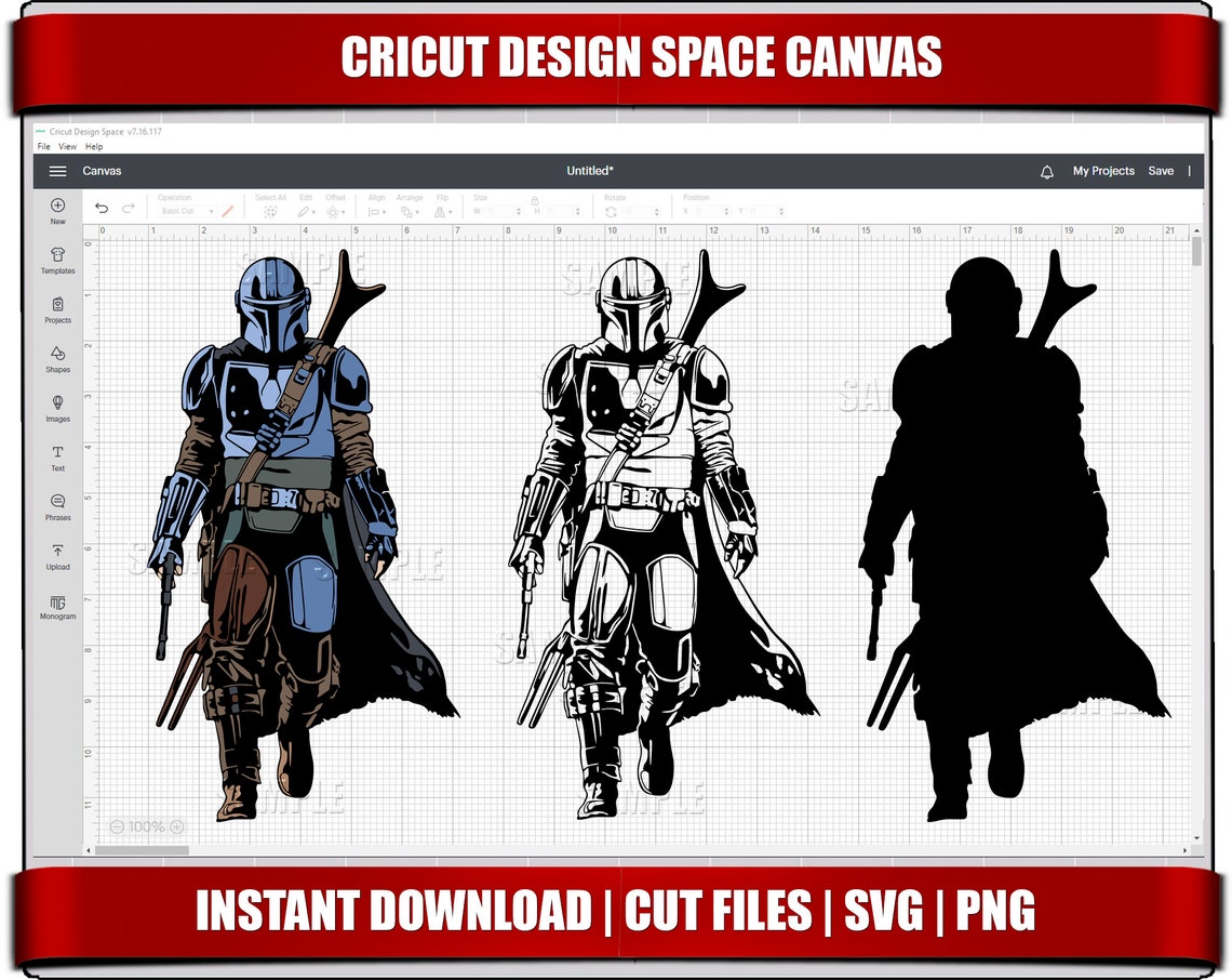 Mandalorian SVG Clipart, Star Wars Cut Files (digital Download) - Etsy