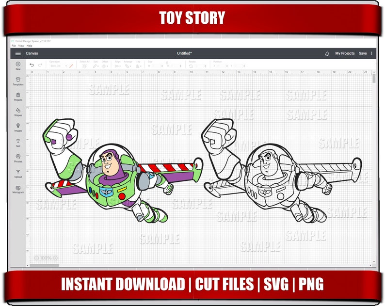 Buzz Svg Toy Story Svg Woody Svg Toy Story Png Clipart - Etsy