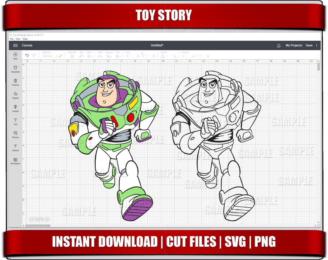 Buzz Svg, Toy Story Svg, Woody Svg, Toy Story Png Clipart, Instant ...