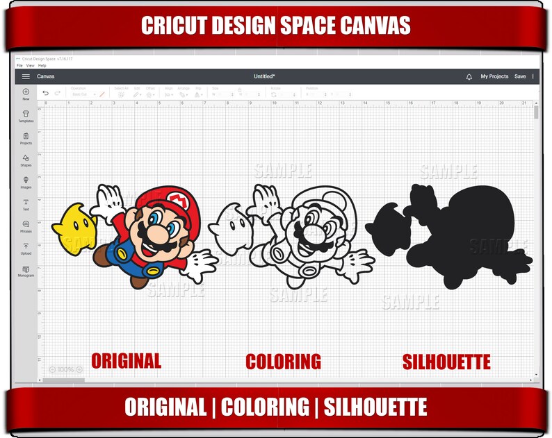 Mario Svg Mario Png Clipart Luigi Svg Mario Birthday Svg for - Etsy