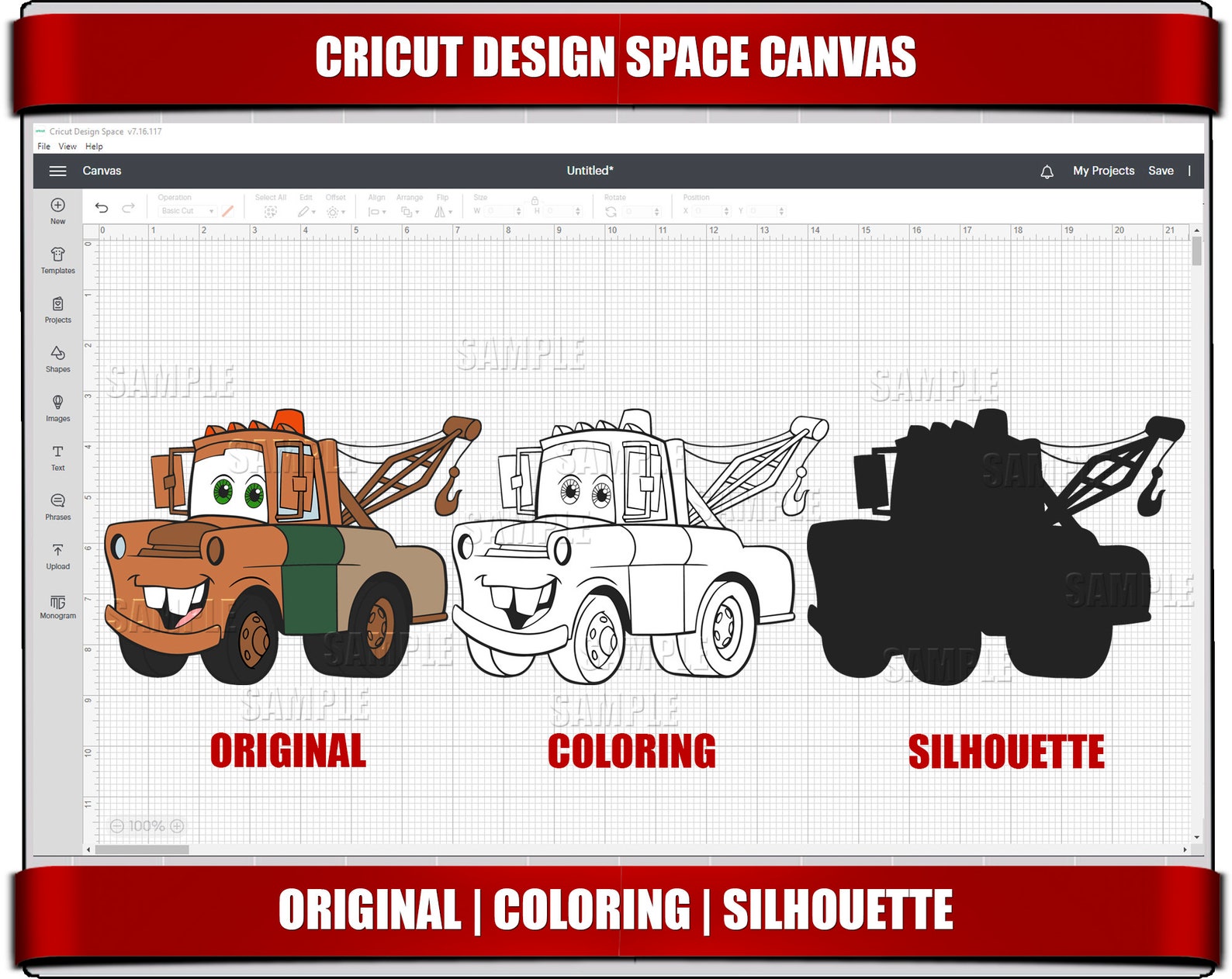 Tow Mater Svg Cars Svg Png Clipart Lighting Mcqueen Instant - Etsy