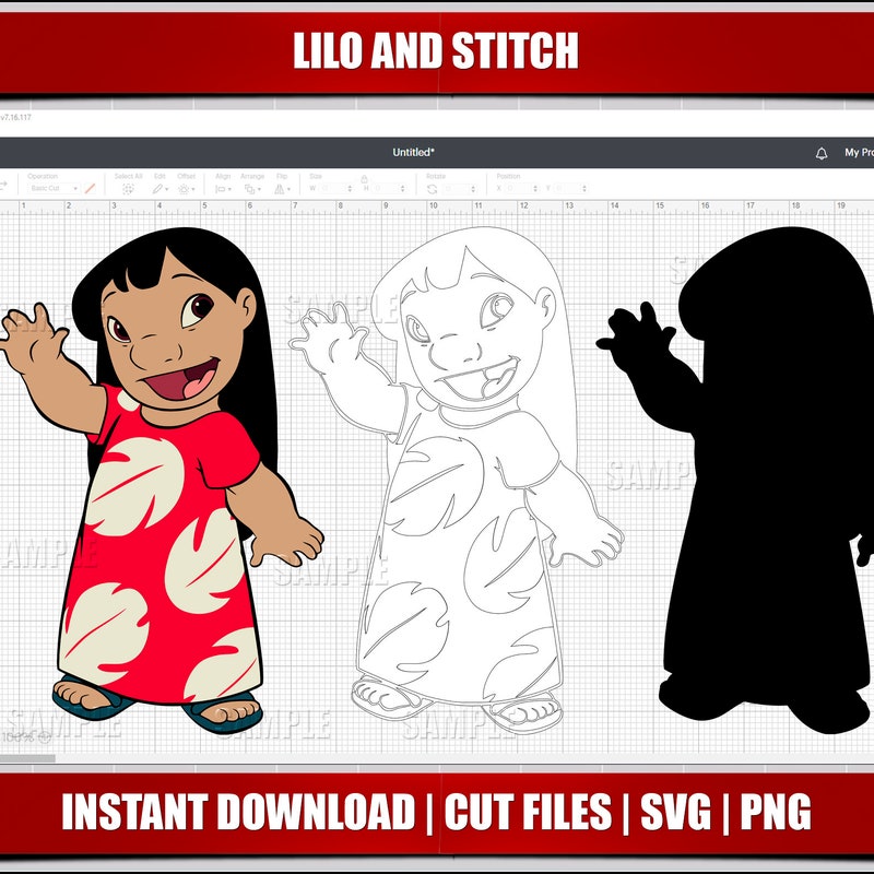 Lilo and Stitch Svg - Etsy