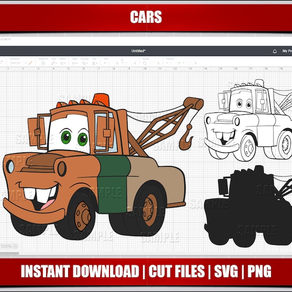 Tow Mater Decals - Etsy