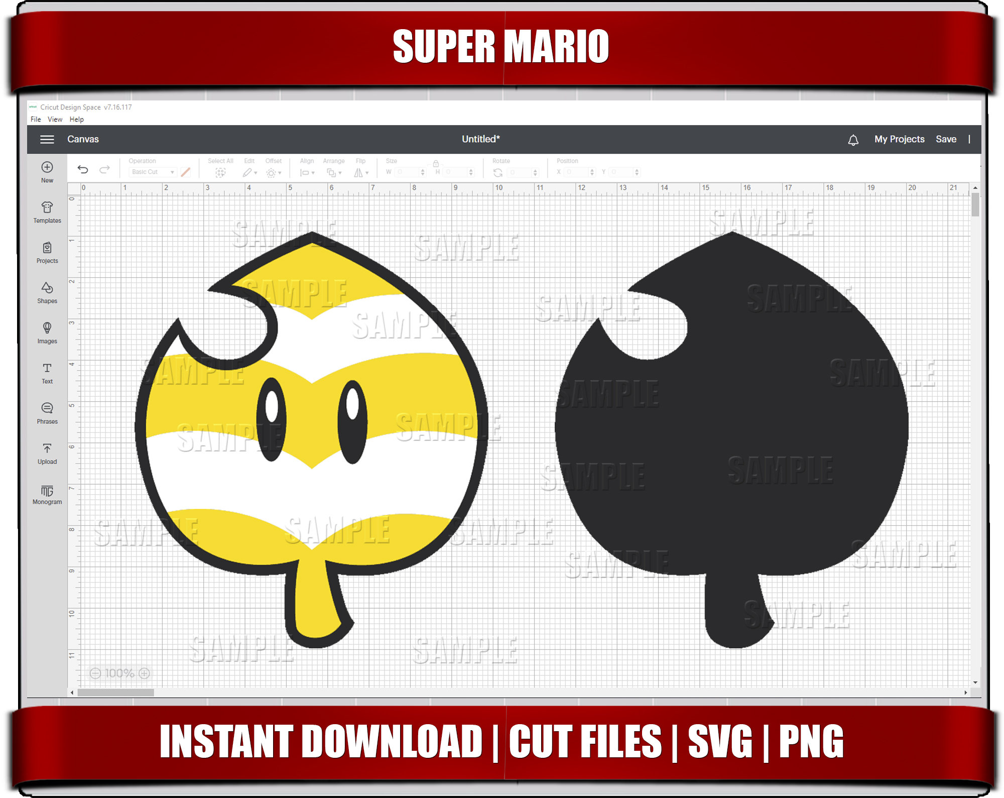 Mario Svg Leaf Svg Png Clipart Luigi Svg Mario Birthday Svg - Etsy Ireland