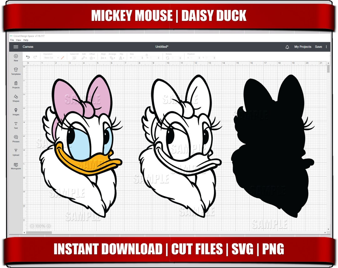 Daisy Svg, Mickey Mouse Svg, Instant Download, Cricut Cut Files ...