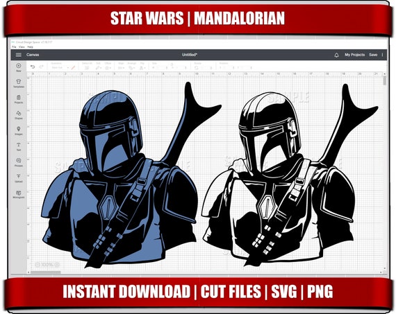 Mandalorian Svg Png Clipart Star Wars Svg Instant Download - Etsy
