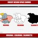 Dumbo Svg, Dumbo Clipart Png, Dumbo Birthday Party, Instant Download ...