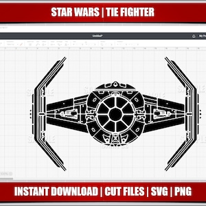 Tie Fighter Svg Png Clipart, Star Wars Svg, Instant Download, Cricut ...