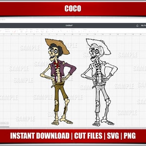 Coco Svg, Coco Clipart, Coco Birthday Party Svg, Dante Svg, Instant Download, for Cricut ...