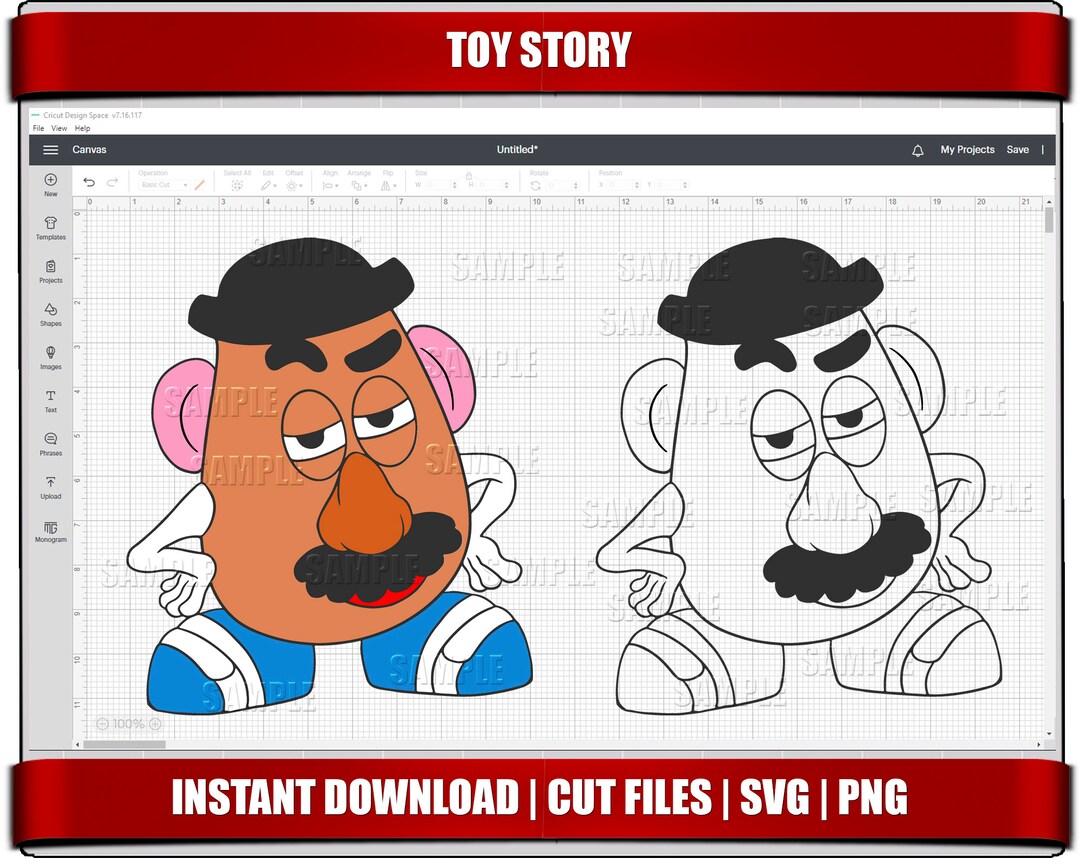 Potato Svg, Toy Story Svg, Toy Story Clipart, Toy Story Cut Files ...