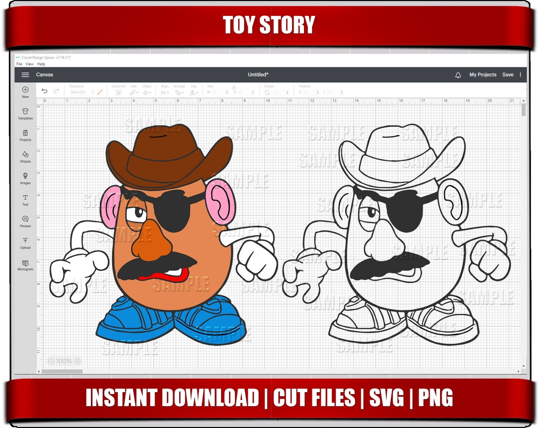 Potato Svg, Toy Story Svg, Toy Story Clipart, Toy Story Cut Files ...