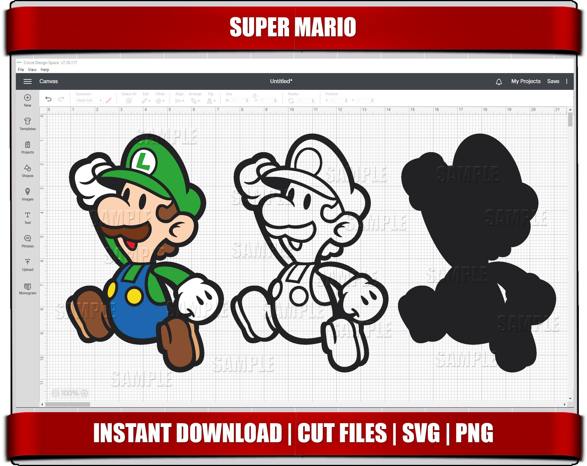 Mario Svg Mario Png Clipart Luigi Svg Mario Birthday Svg for - Etsy Ireland