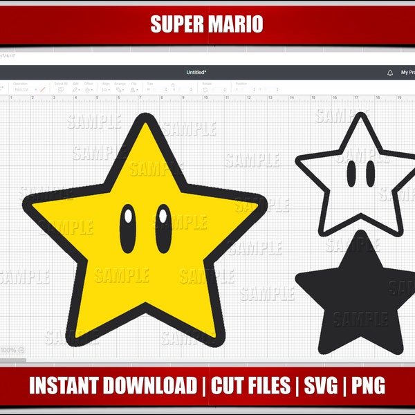 Mario Svg - Etsy