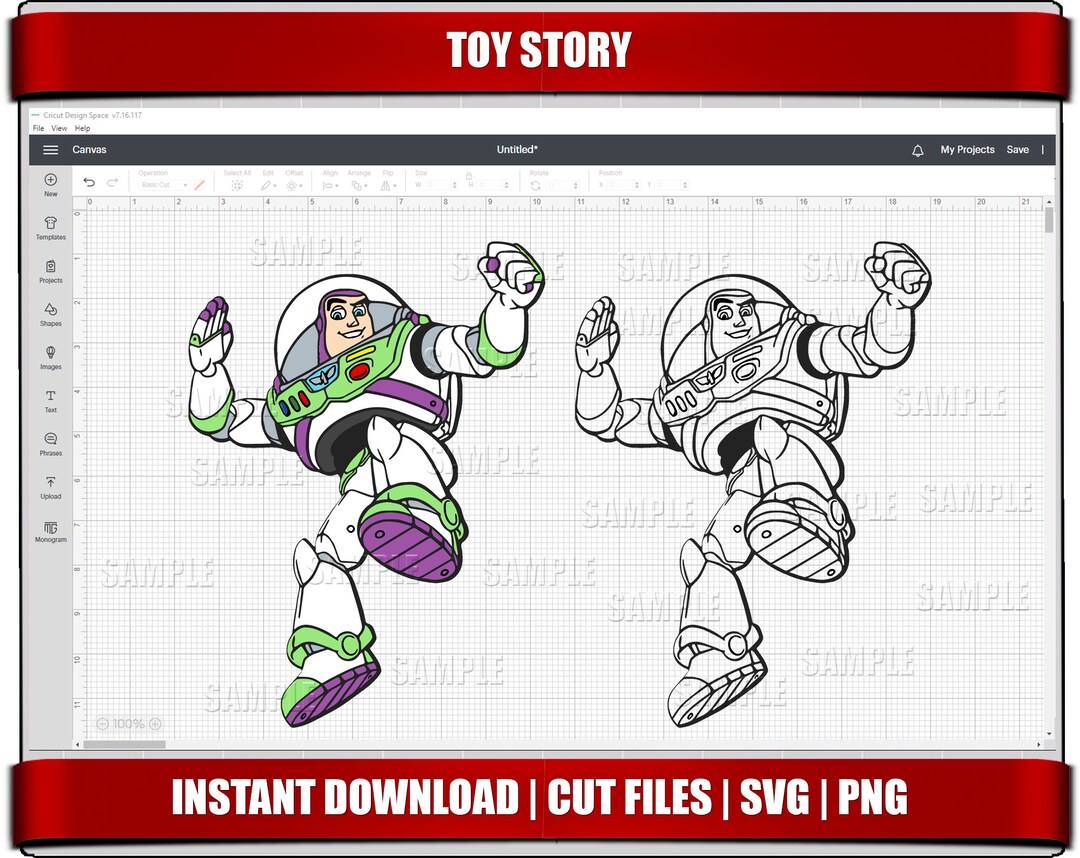 Buzz Svg, Toy Story Svg, Woody Svg, Toy Story Png Clipart, Instant ...