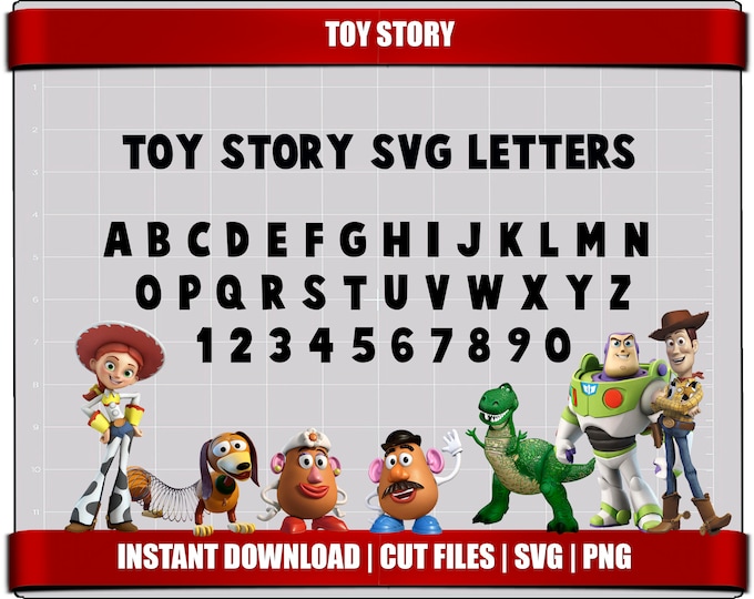 Printable Toy Story Alphabet / Instant Download/ Printable Design ...