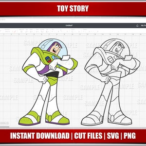 Buzz Svg, Toy Story Svg, Woody Svg, Toy Story Png Clipart, Instant ...