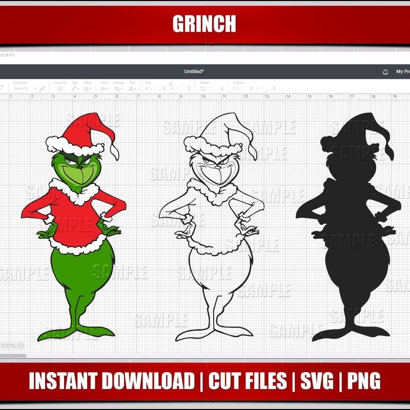 Printable Grinch Body - Etsy