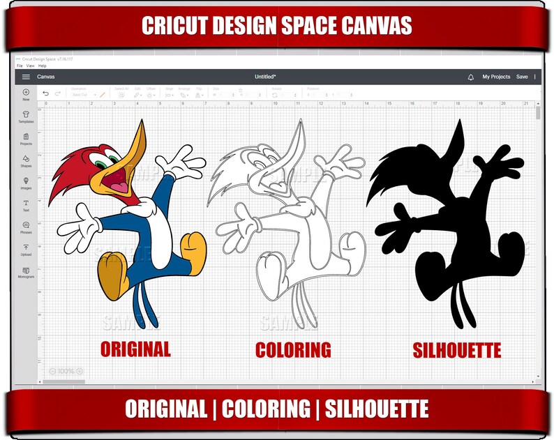 Woody Woodpecker SVG, PNG, Clipart, Cut Files (digital Download) - Etsy