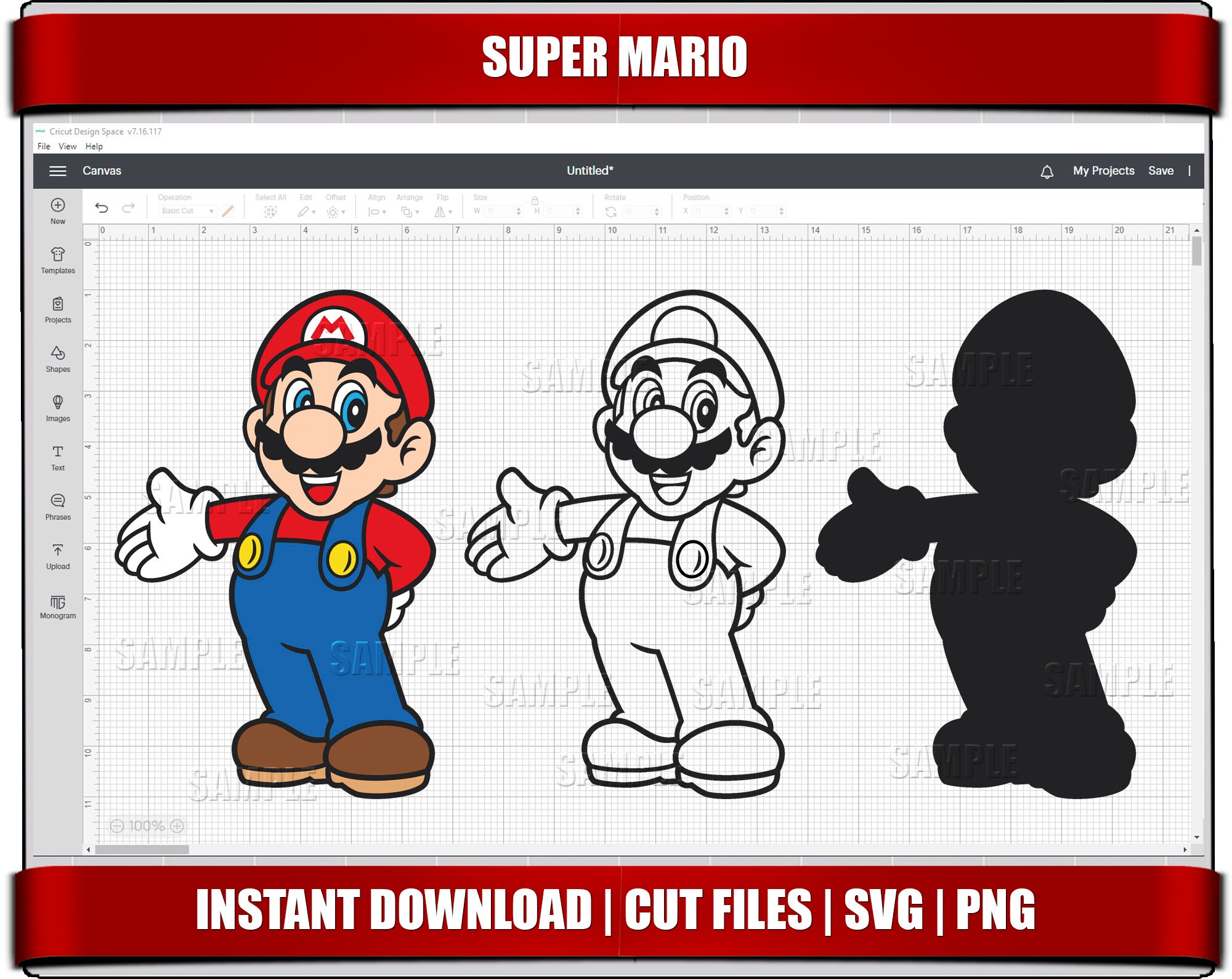 Mario svg mario png clipart luigi svg mario geburtstag svg - Etsy Schweiz