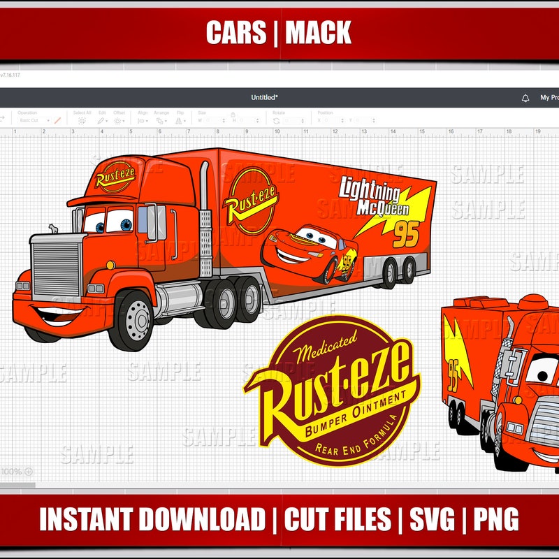 Mack Cars Truck Printable - Etsy