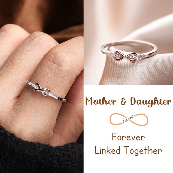 Mother Daughter Ring - Etsy
