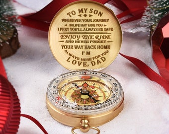 Compass Gift for Son | Etsy