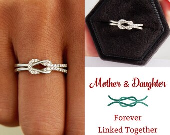 Mother Daughter Ring | Etsy