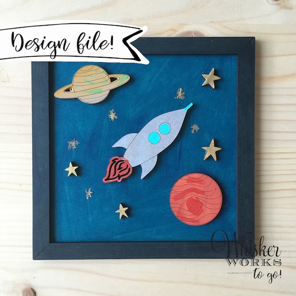 Outer Space Laser File - Etsy