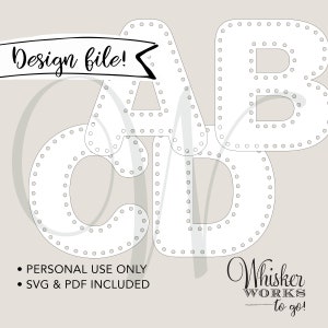 LASER FILE - Letters A, B, C, D - Large Alphabet Kid Craft - Instantly ...