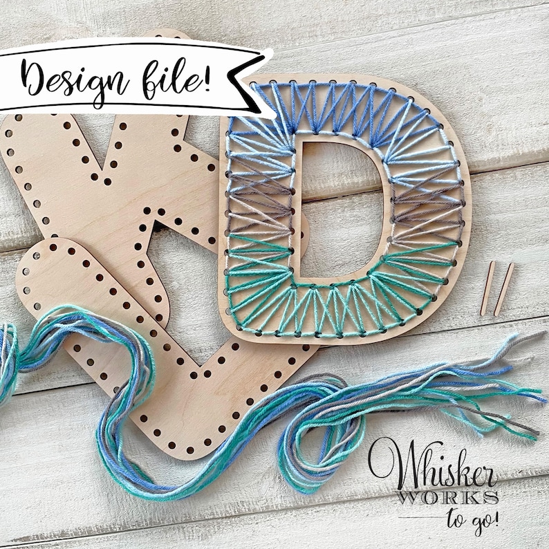 Laser Cut File for Letters U-Z: Large Craft Alphabet (PDF & SVG) - Etsy