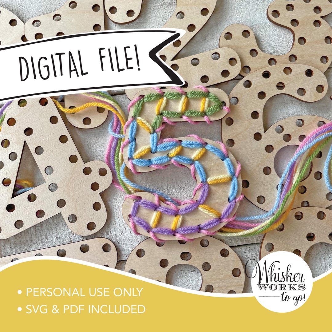 LASER FILE - Numbers 0-9 Kid Craft - Instantly Download a File to Make ...