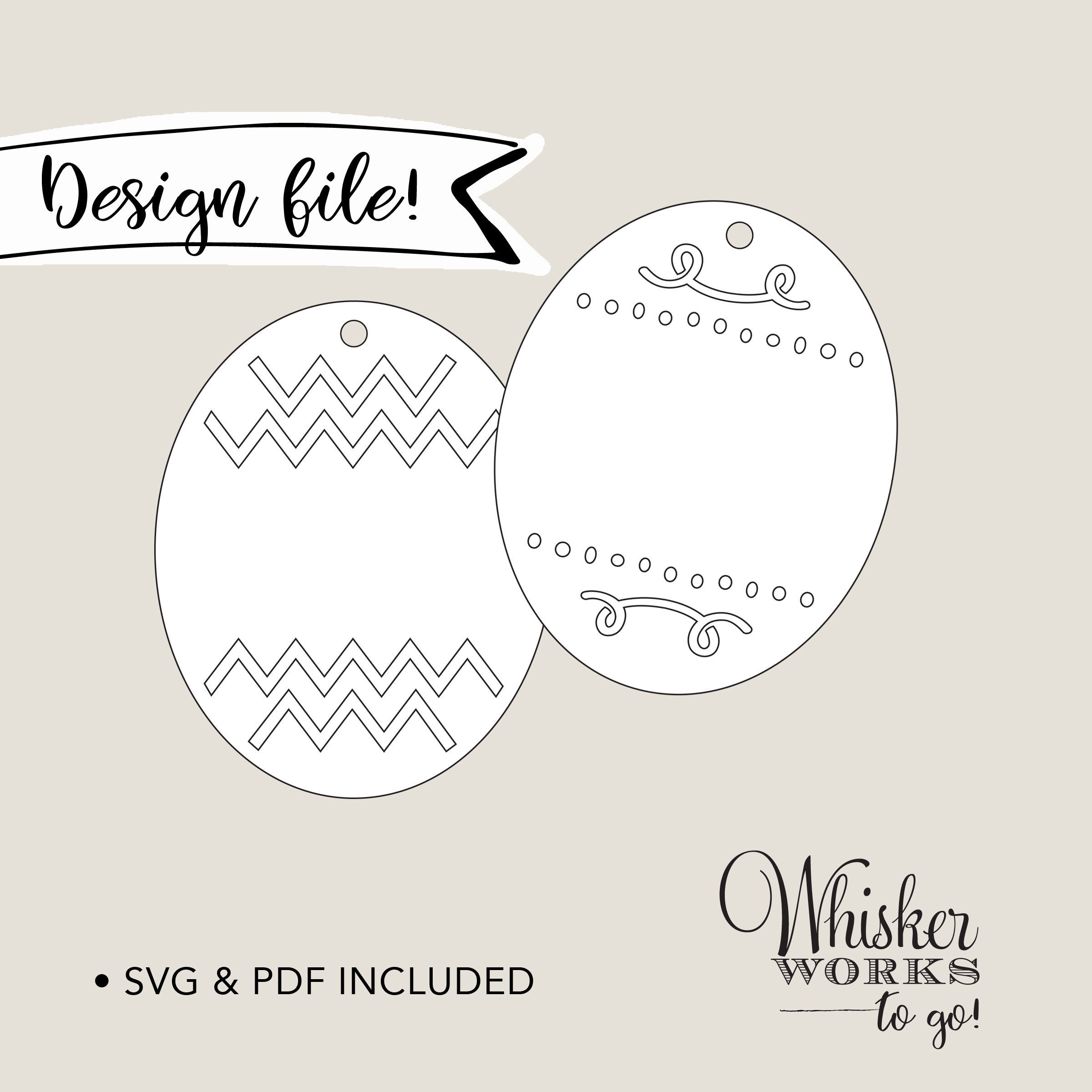 LASER FILE - Easter Egg Name Tags - Instantly Download a File to Make ...