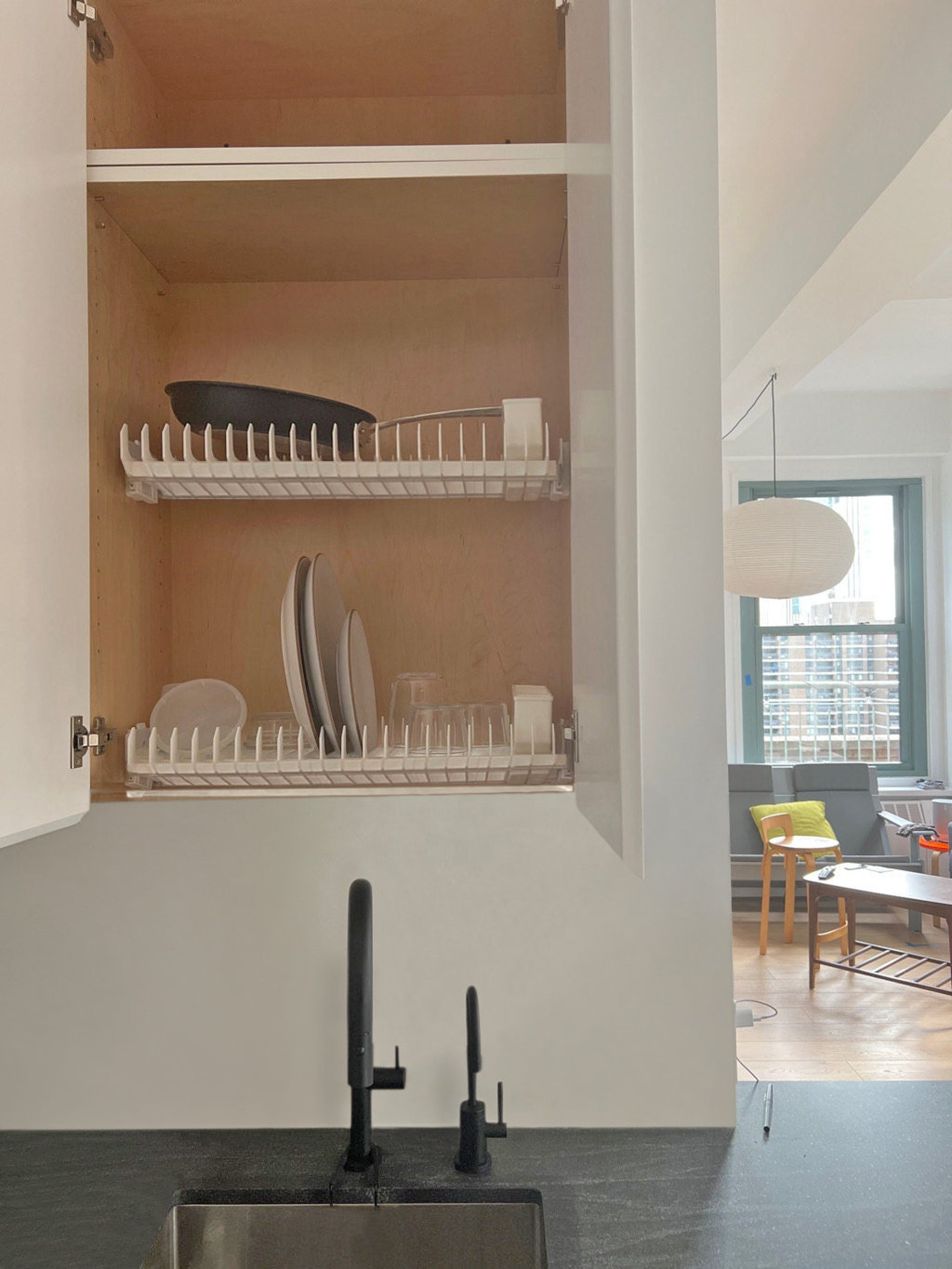 Drip Dry Dish Drying Rack In-cabinet Over Sink. Minimalist Dish Rack - Etsy