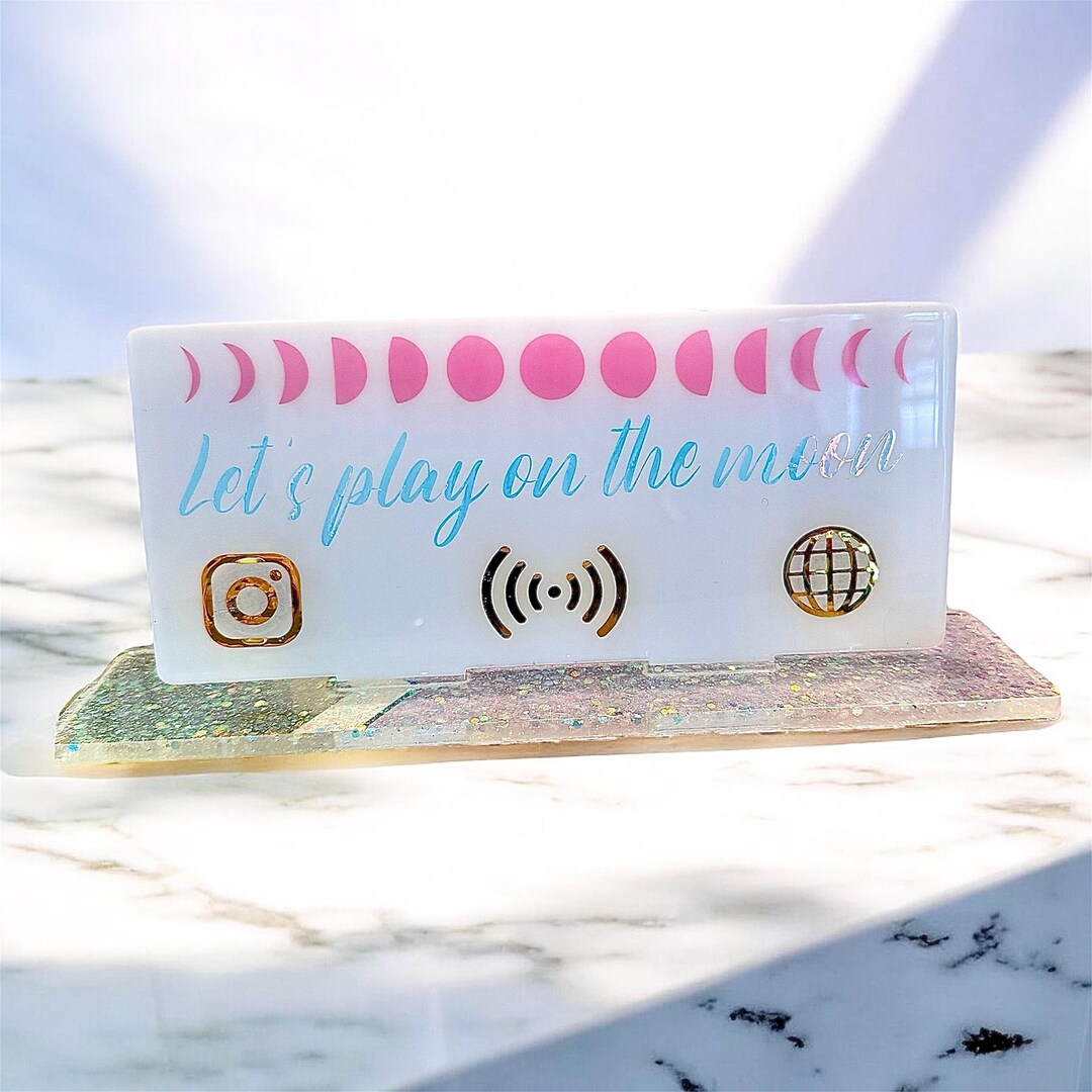 Custom Social Media Plaque - Etsy