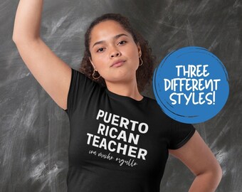 Puerto Rican TEACHER Sweatshirt: Boricua, Afro Boricua Educators Puerto ...