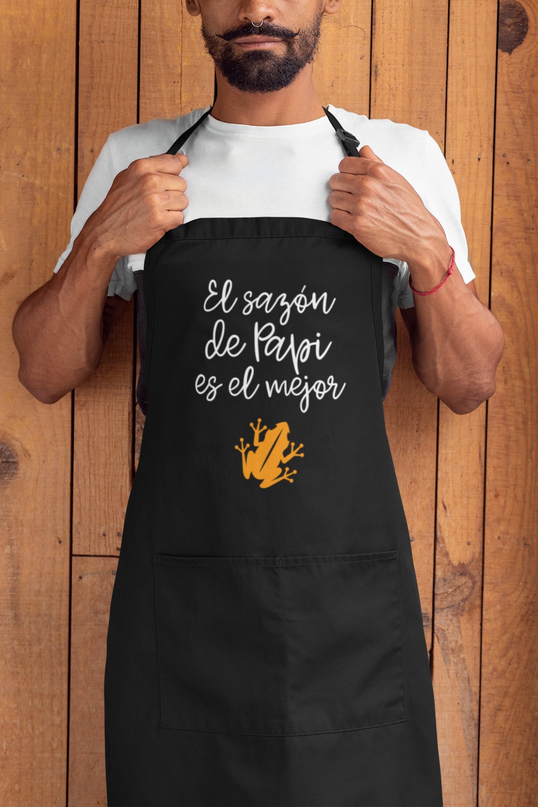 Puerto Rico Apron: Sazón De Papi Personalized Kitchen Apron for Puerto ...