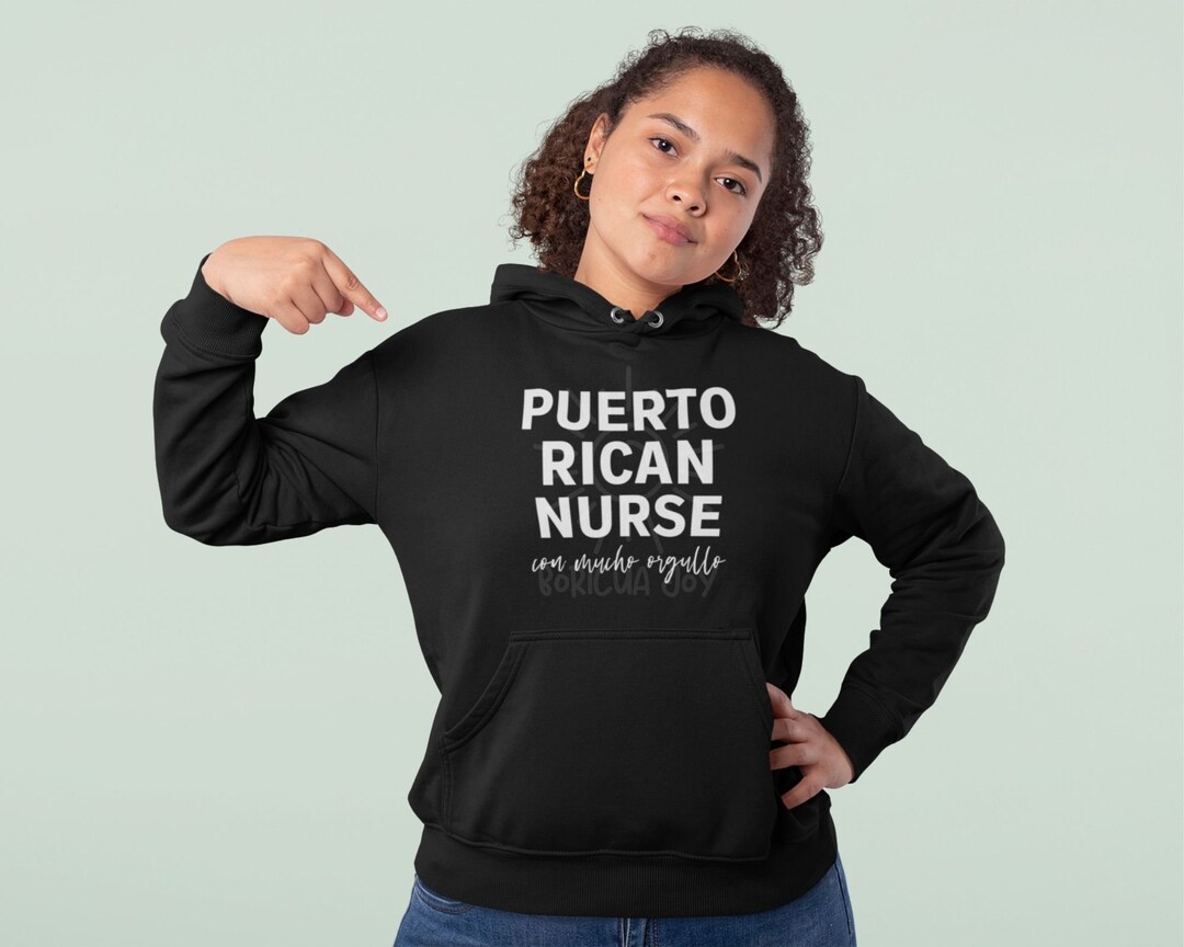 Puerto Rican NURSE Hoodie: for Boricua Afro Boricua Nurses - Etsy