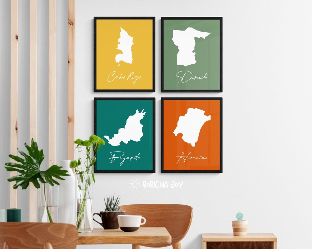Puerto Rico Wall Art: Island Colors | Quality Art Print, Framed OR ...