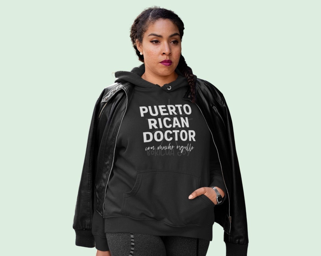 Puerto Rican DOCTOR Hoodie: For Boricua Afro Boricua Doctors - Etsy France