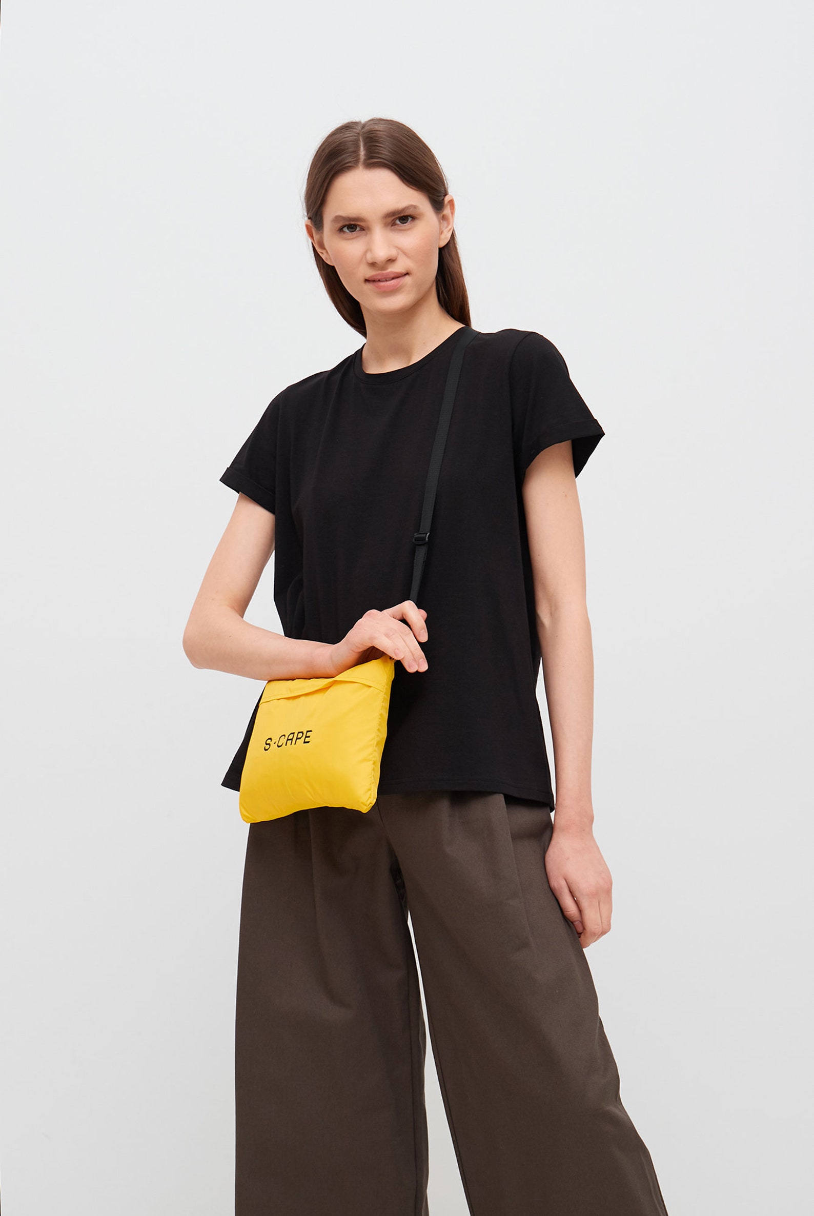 Yellow Membrane Raincoat, Handmade Lightweight Packable Waterproof Rain ...