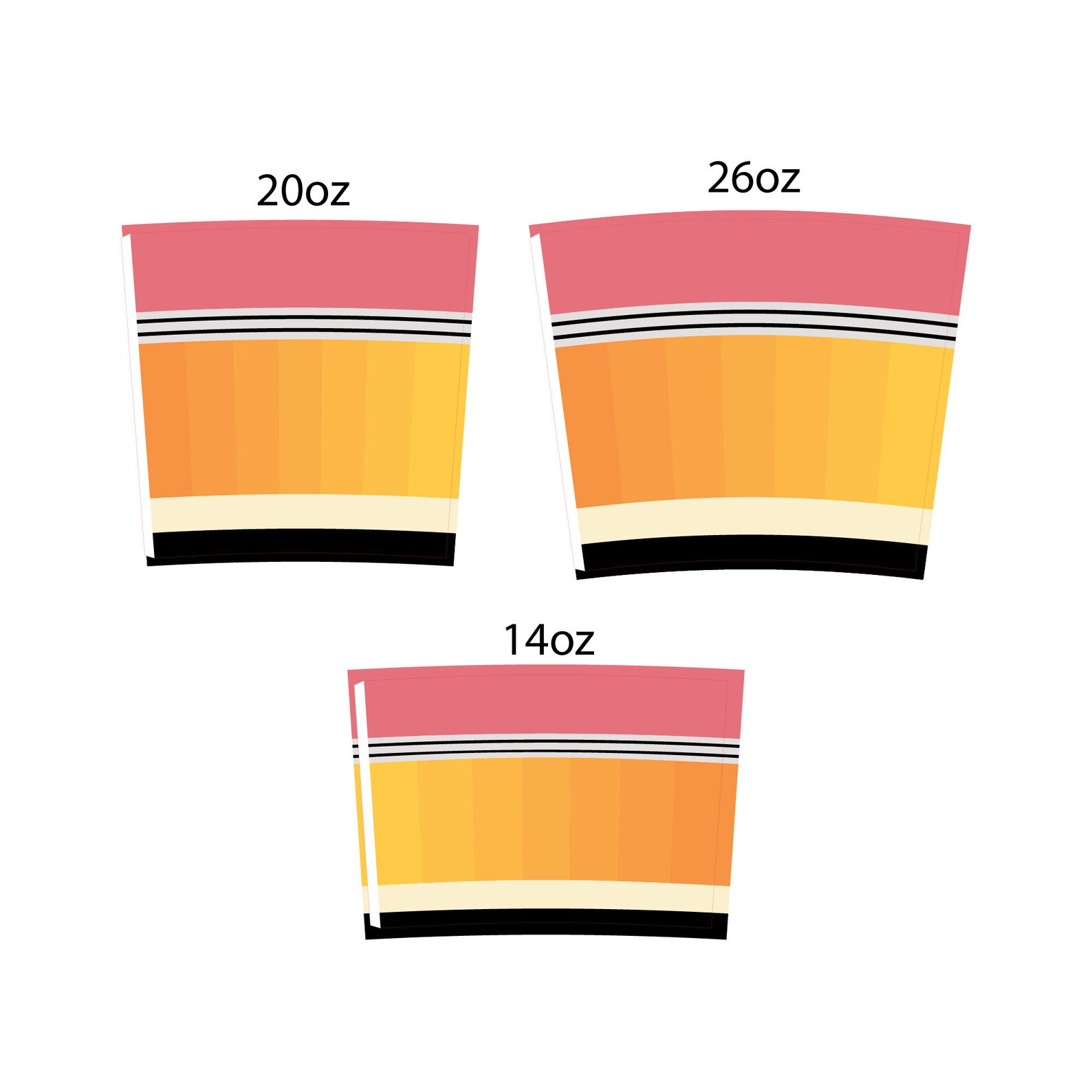 Pencil Tumbler Template