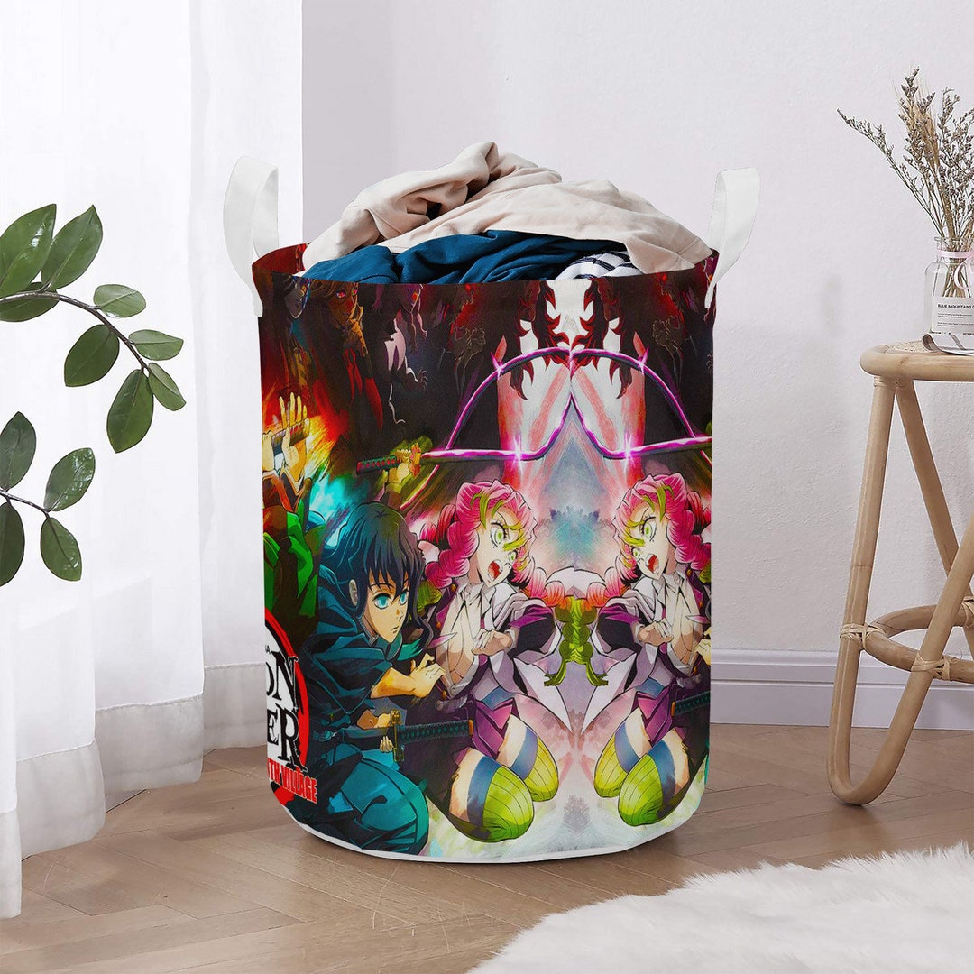 The Slayer of Demons Super Hero Anime Comic Laundry Basket Obrazy - Etsy UK