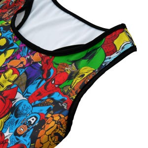 Retro Super Hero Comic Women's Sports Bra Gym - Etsy