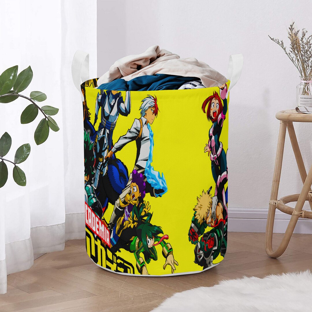 MHA Super Hero Anime Comic Laundry Basket Obrazy - Etsy