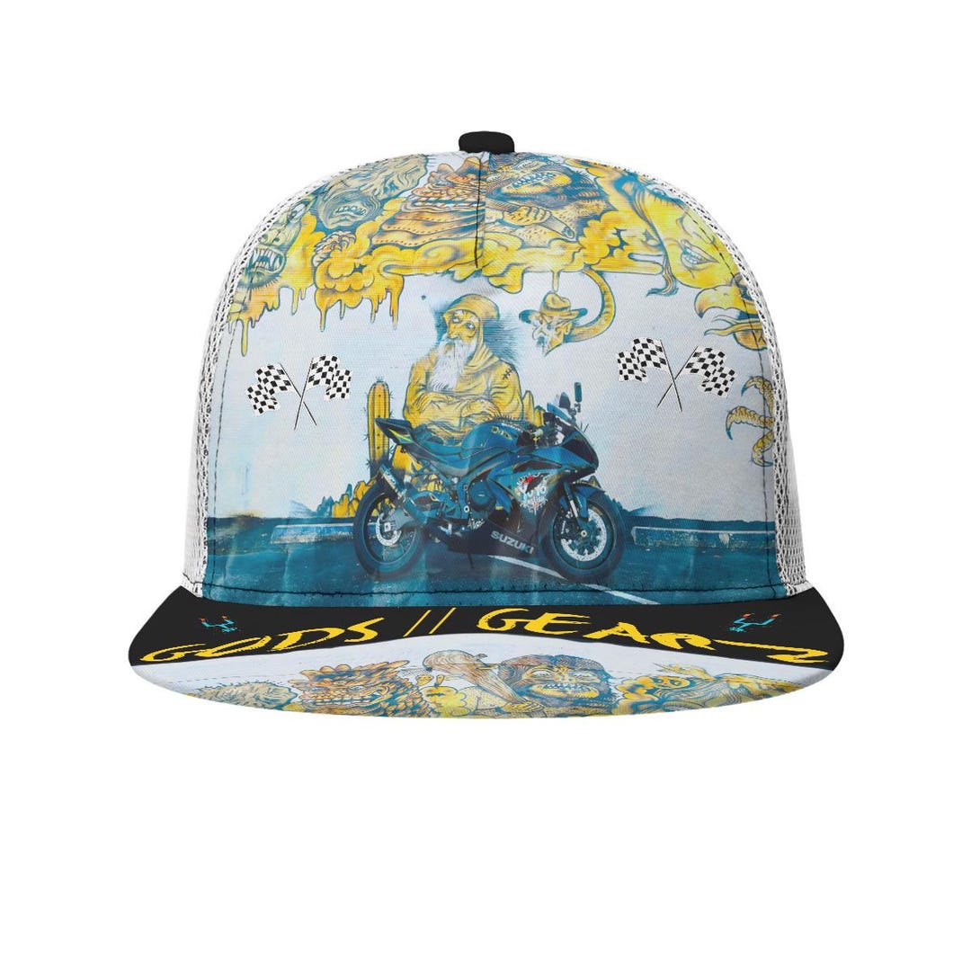 Custom Anime Art Trucker Hat: Urban Streetwear Snapback Cap - Etsy
