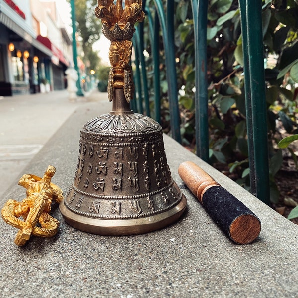 Tibetan Bell - Etsy